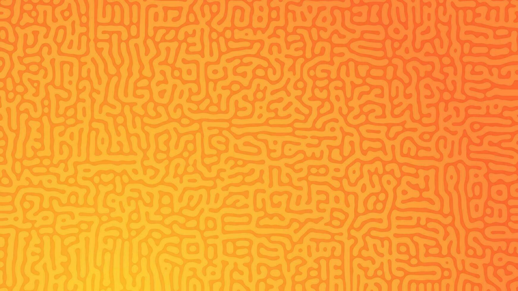 Orange Turing Reaction Gradient Background Abstract Diffusion Pattern