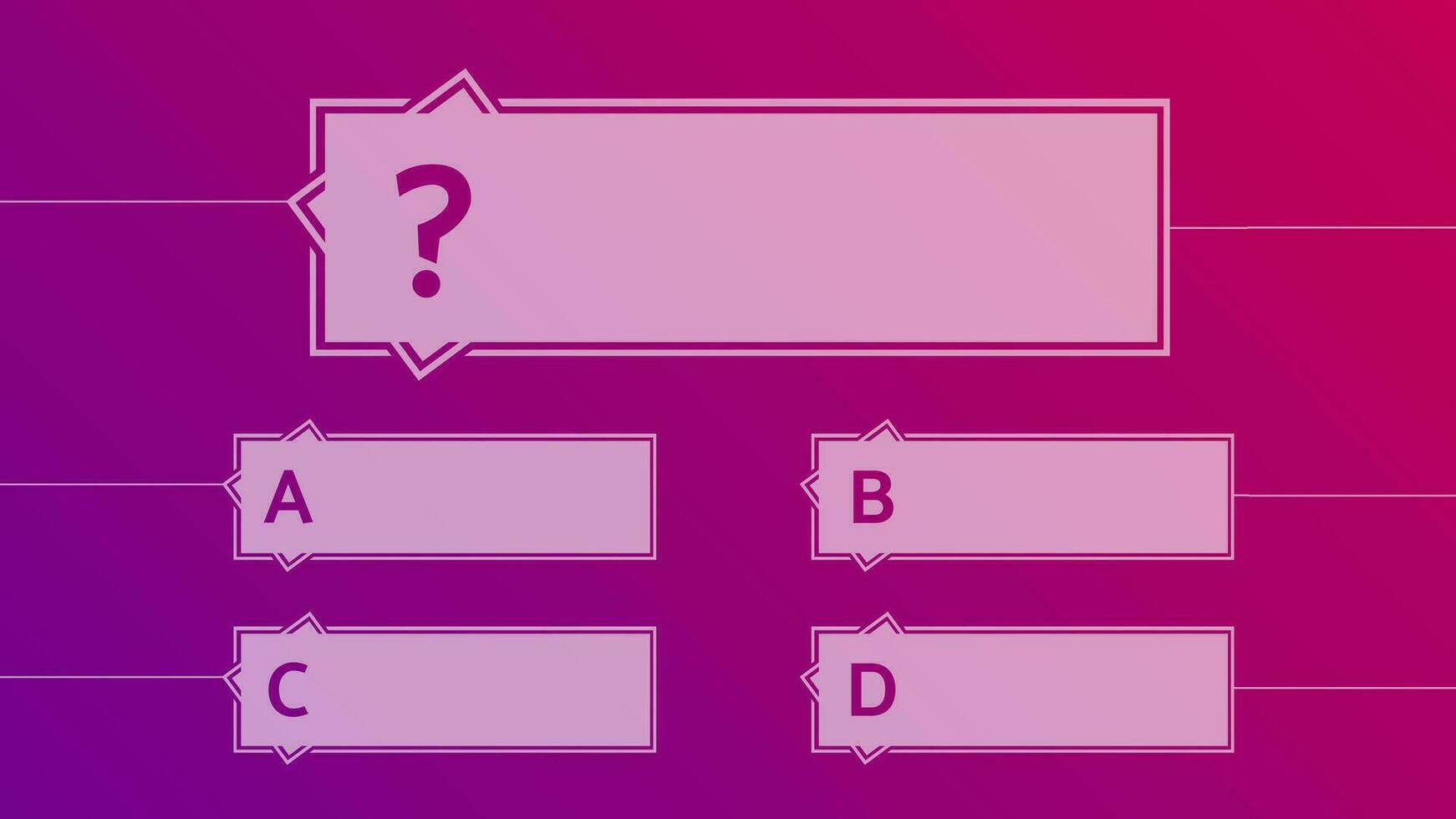 Multiple choice quiz template 30557069 Vector Art at Vecteezy Multiple choice quiz template 30557069 Vector Art at Vecteezy