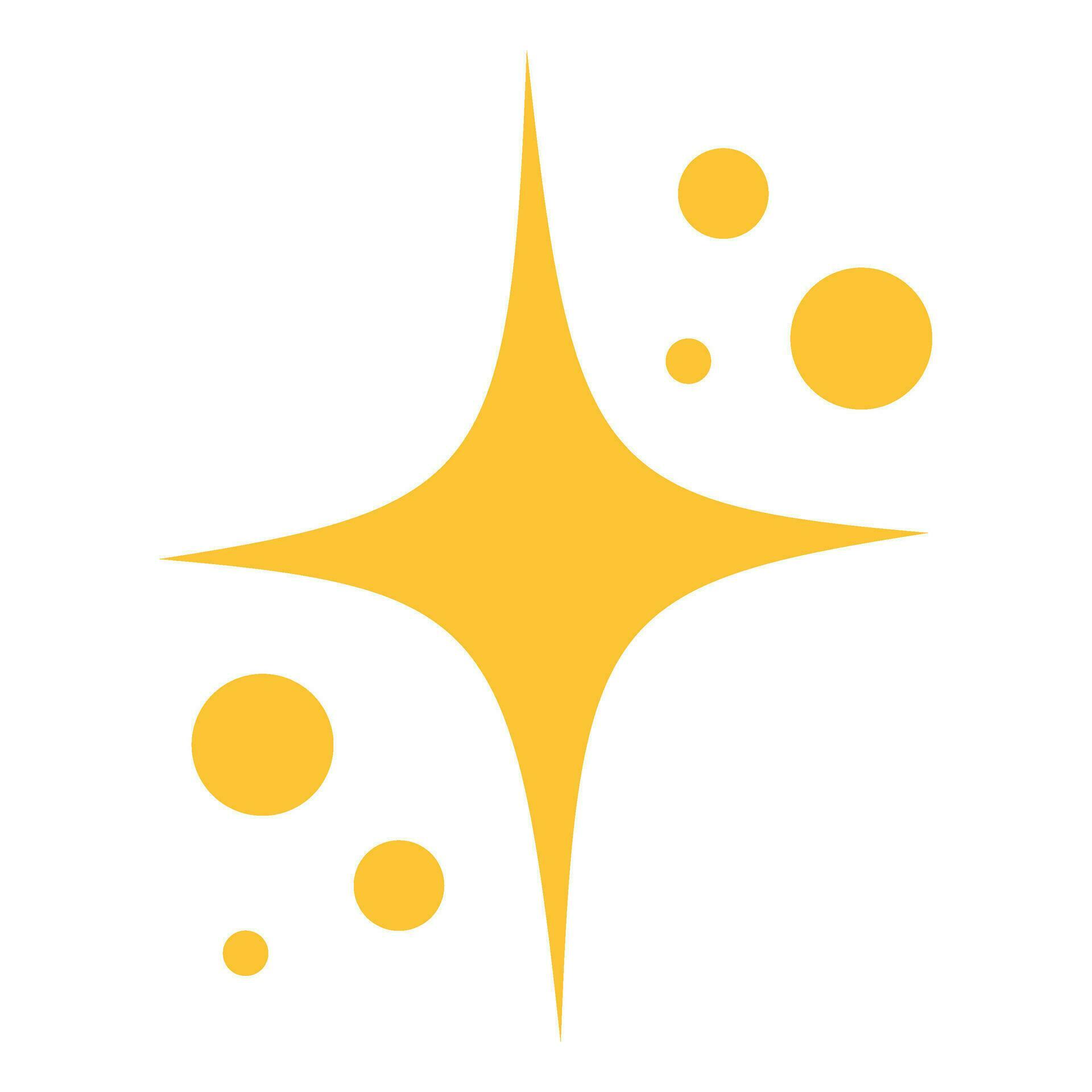 Yellow sparkle, sparkling stars, shiny flashes of fireworks. Collection original stars 30557313 ...