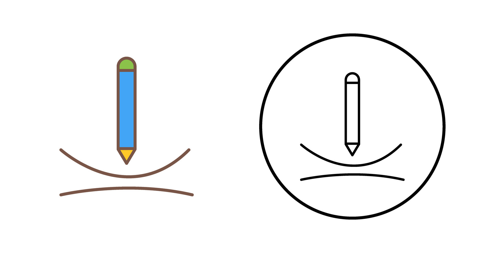 Draw Curve Vector Icon 30568814 Vector Art At Vecteezy