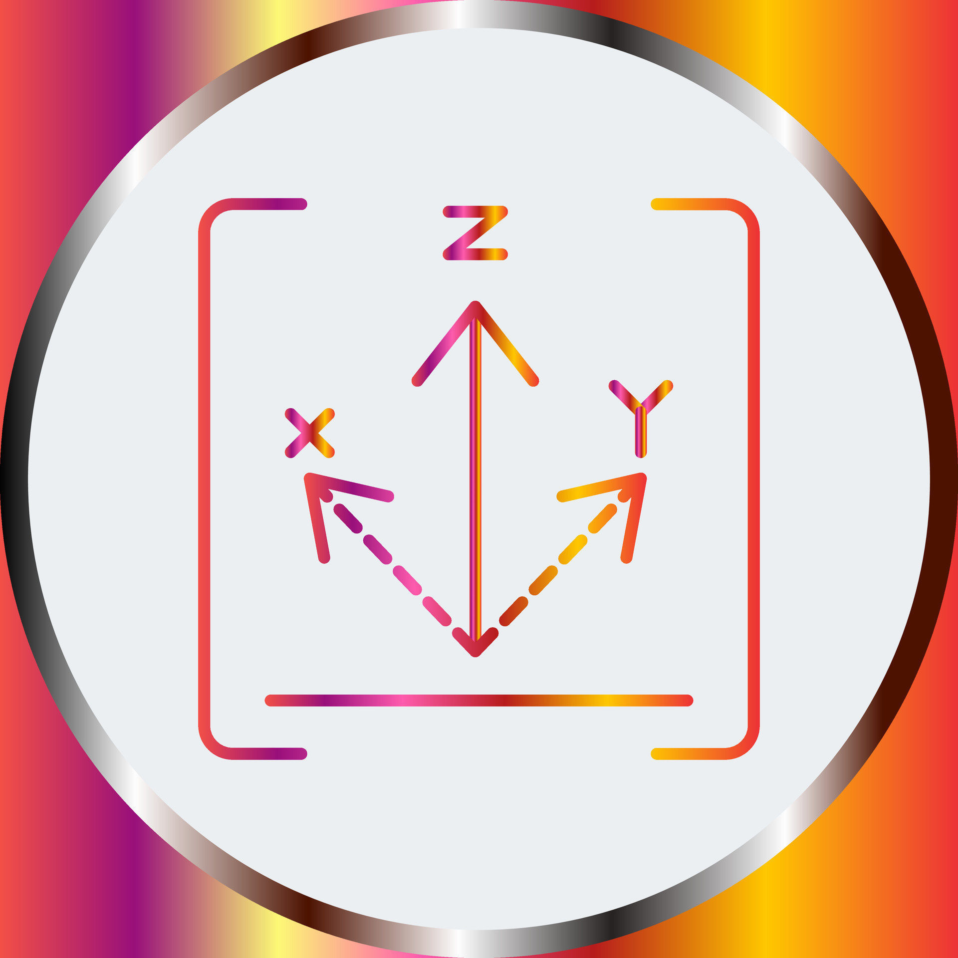 Axis Vector Icon 30577270 Vector Art at Vecteezy