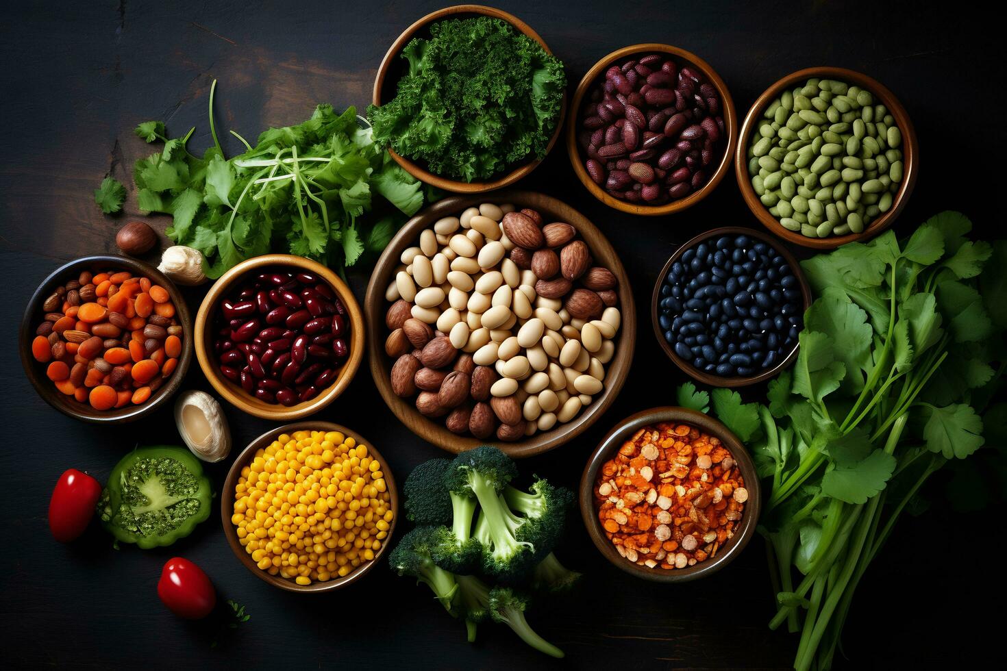 AI Generative Image of featuring essential plant based ingredient ... AI Generative Image of featuring essential plant based ingredient ...