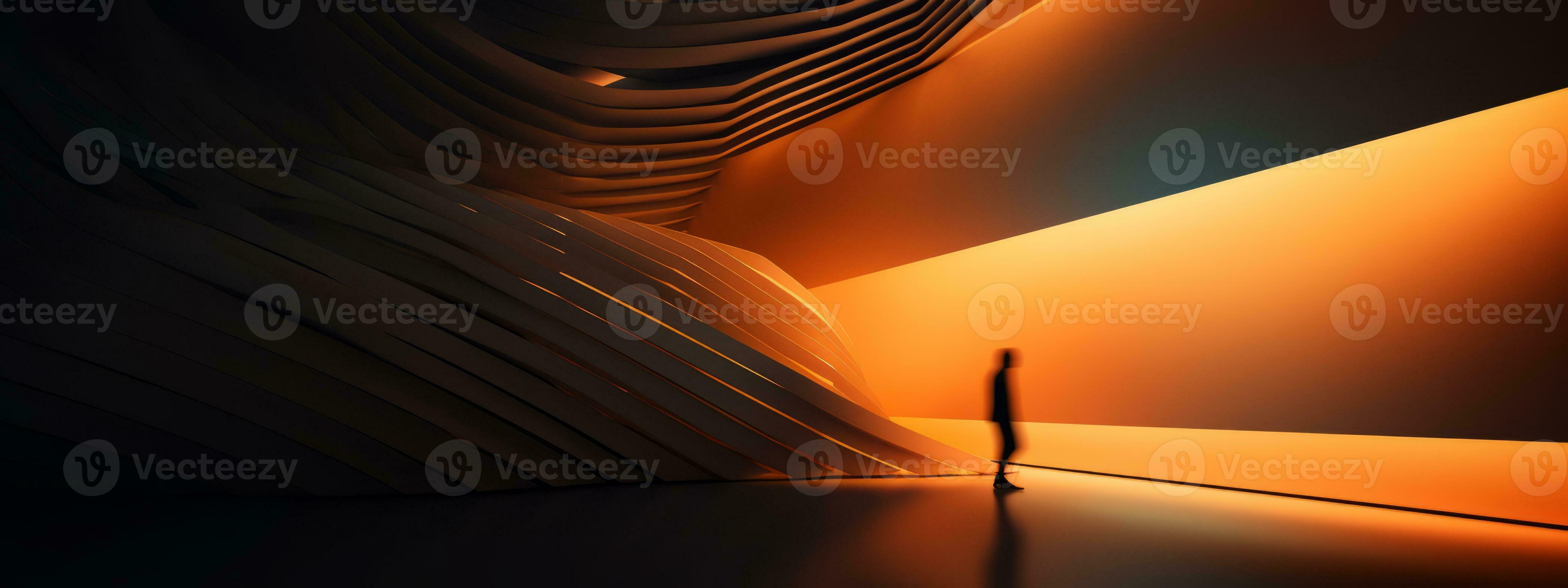 A composition playing with light and shadow, creating a visually ...