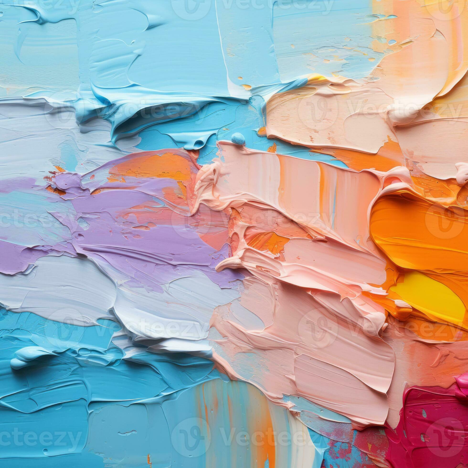 Abstract vibrant and intricate oil painting. Vibrant brushstrokes and ... Abstract vibrant and intricate oil painting. Vibrant brushstrokes and ...