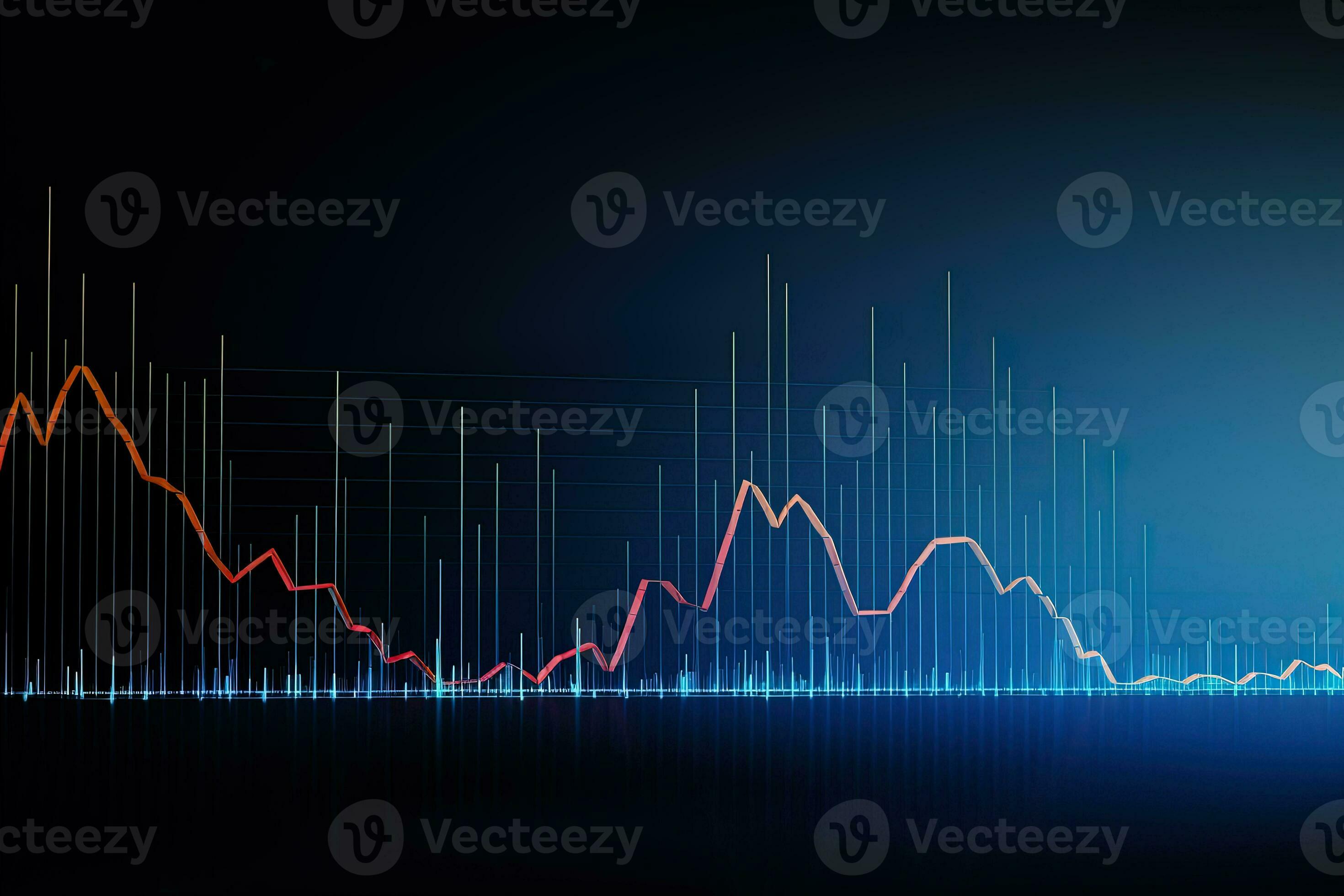 image of graph with line. Generative AI 30598899 Stock Photo at Vecteezy