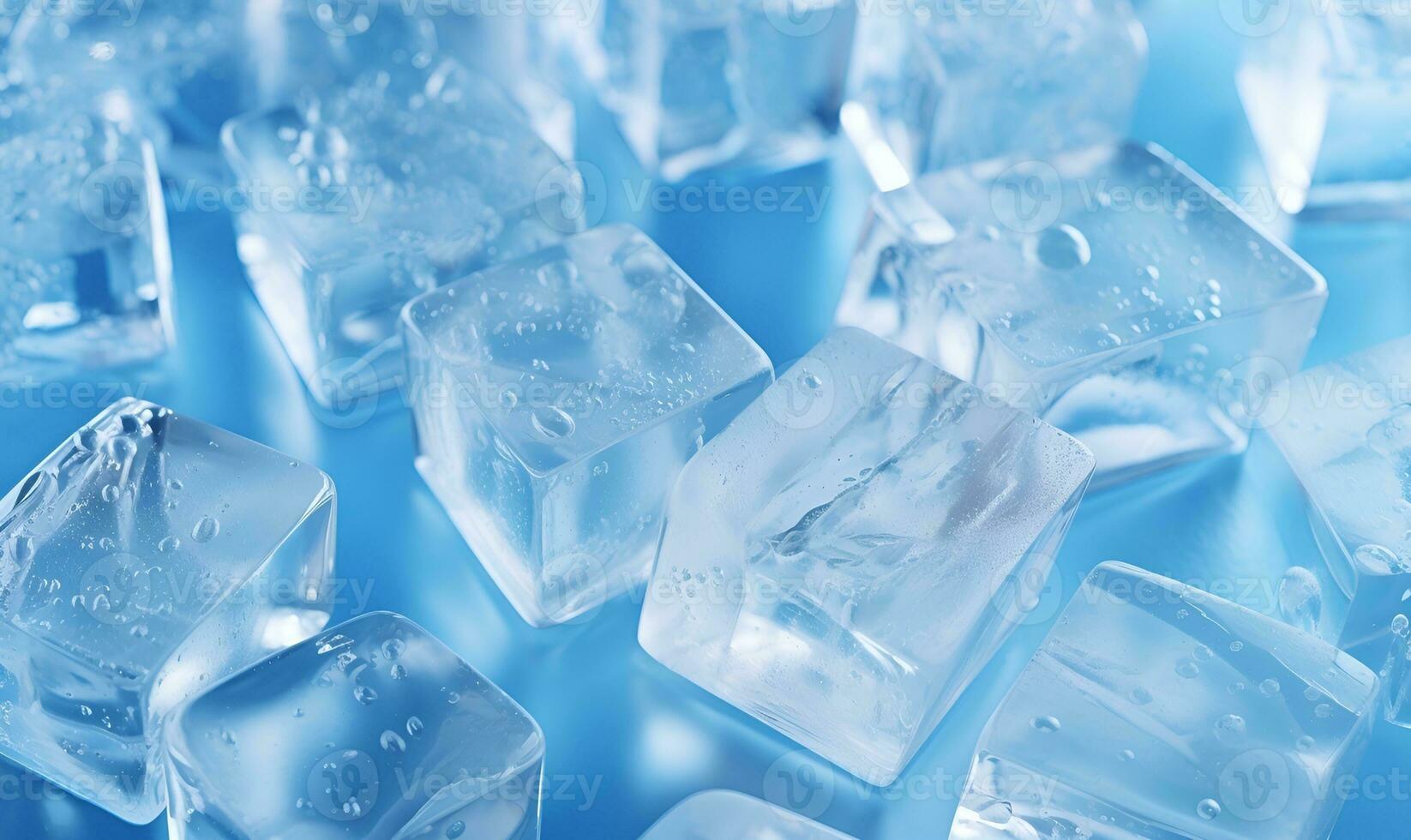 pile of ice cubes macro, ai generative 30602088 Stock Photo at Vecteezy