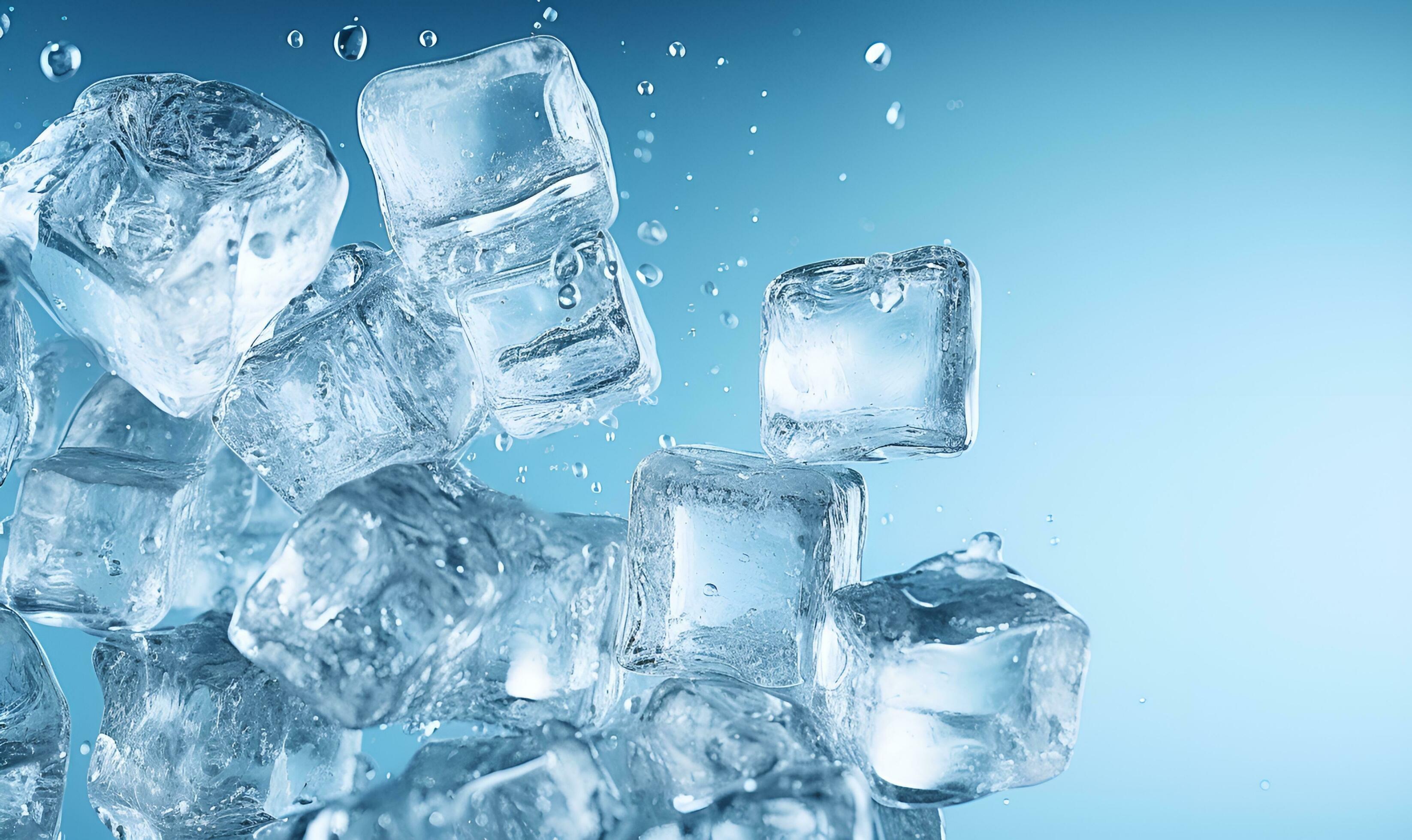 advertising ice cube pile background, ai generative 30602266 Stock Photo at Vecteezy