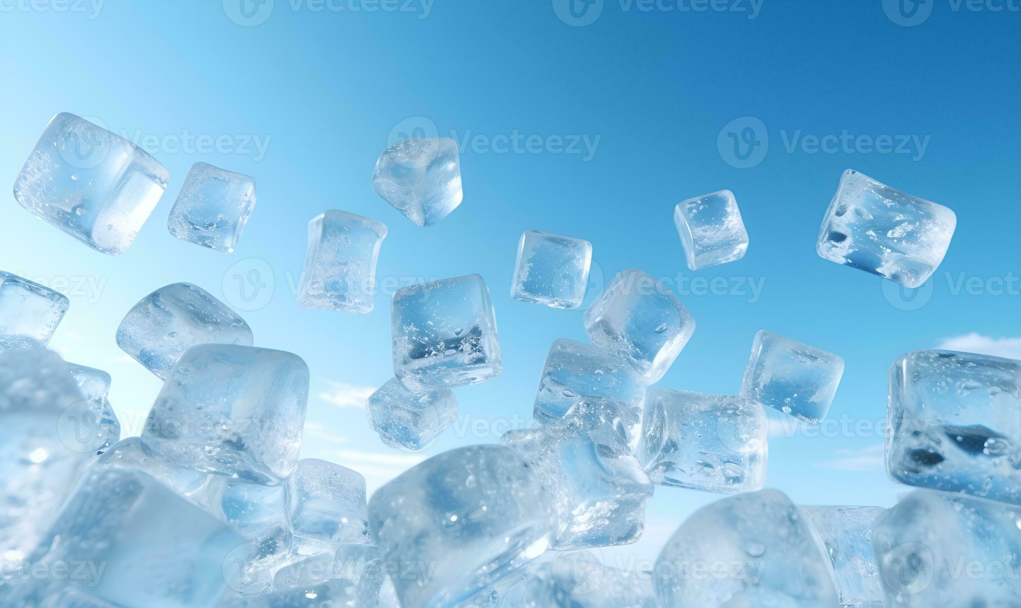 advertising ice cube pile background, ai generative 30602363 Stock Photo at Vecteezy