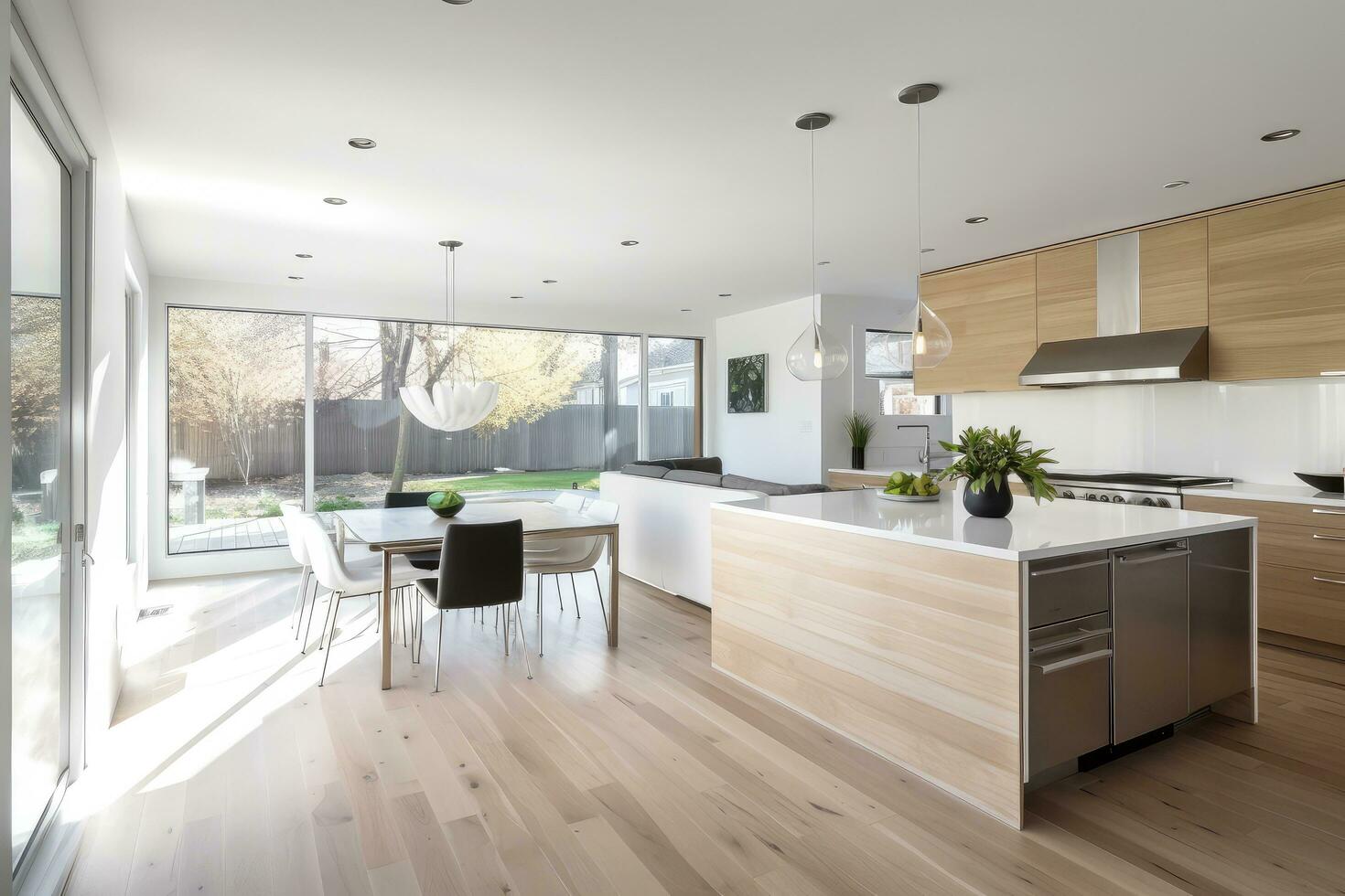 Modern minimalist home interior design,Generative AI. 30604189 Stock ...