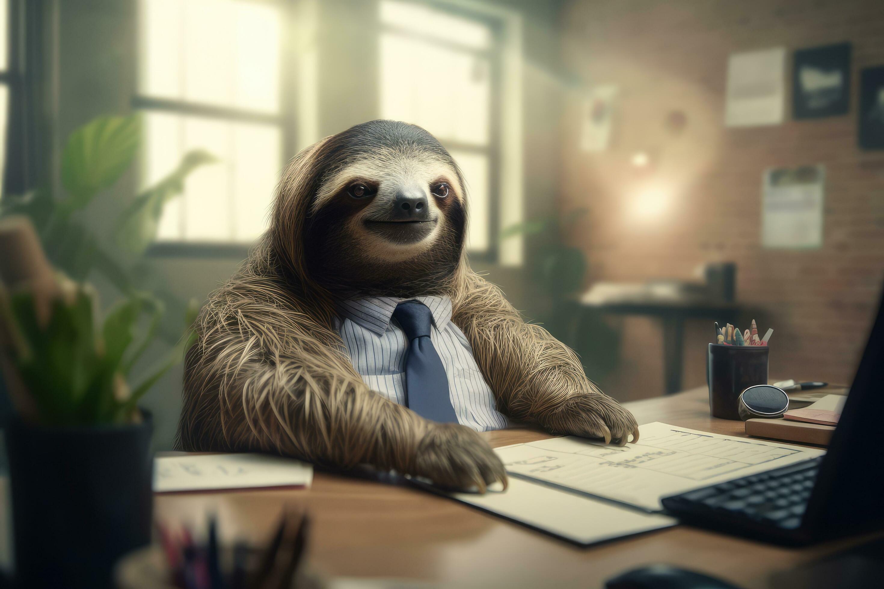 Sloth challenges expectations, showcasing its focused work ethic and ...