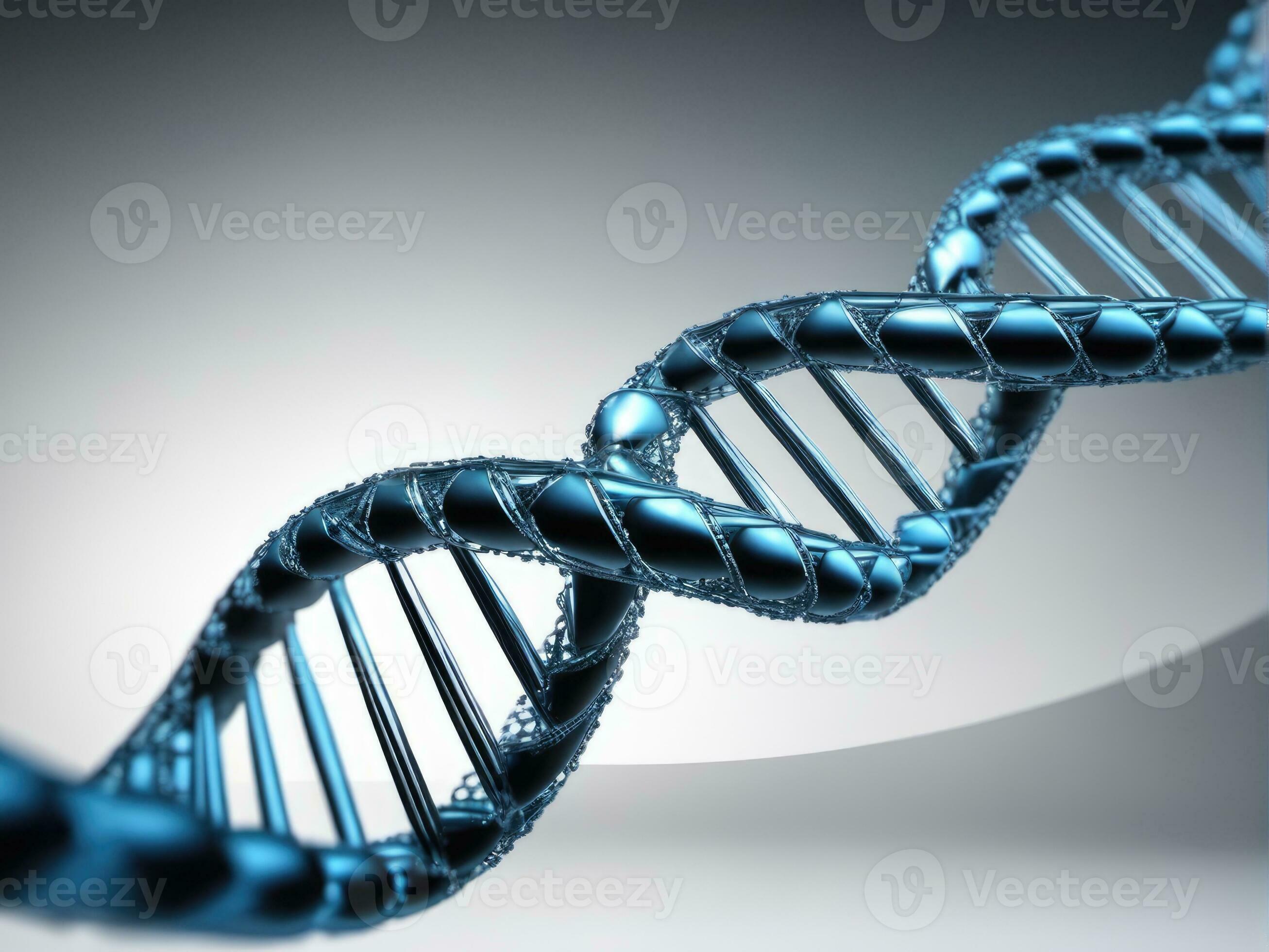 AI Generated DNA gene helix spiral molecule structure 30609706 Stock Photo at Vecteezy