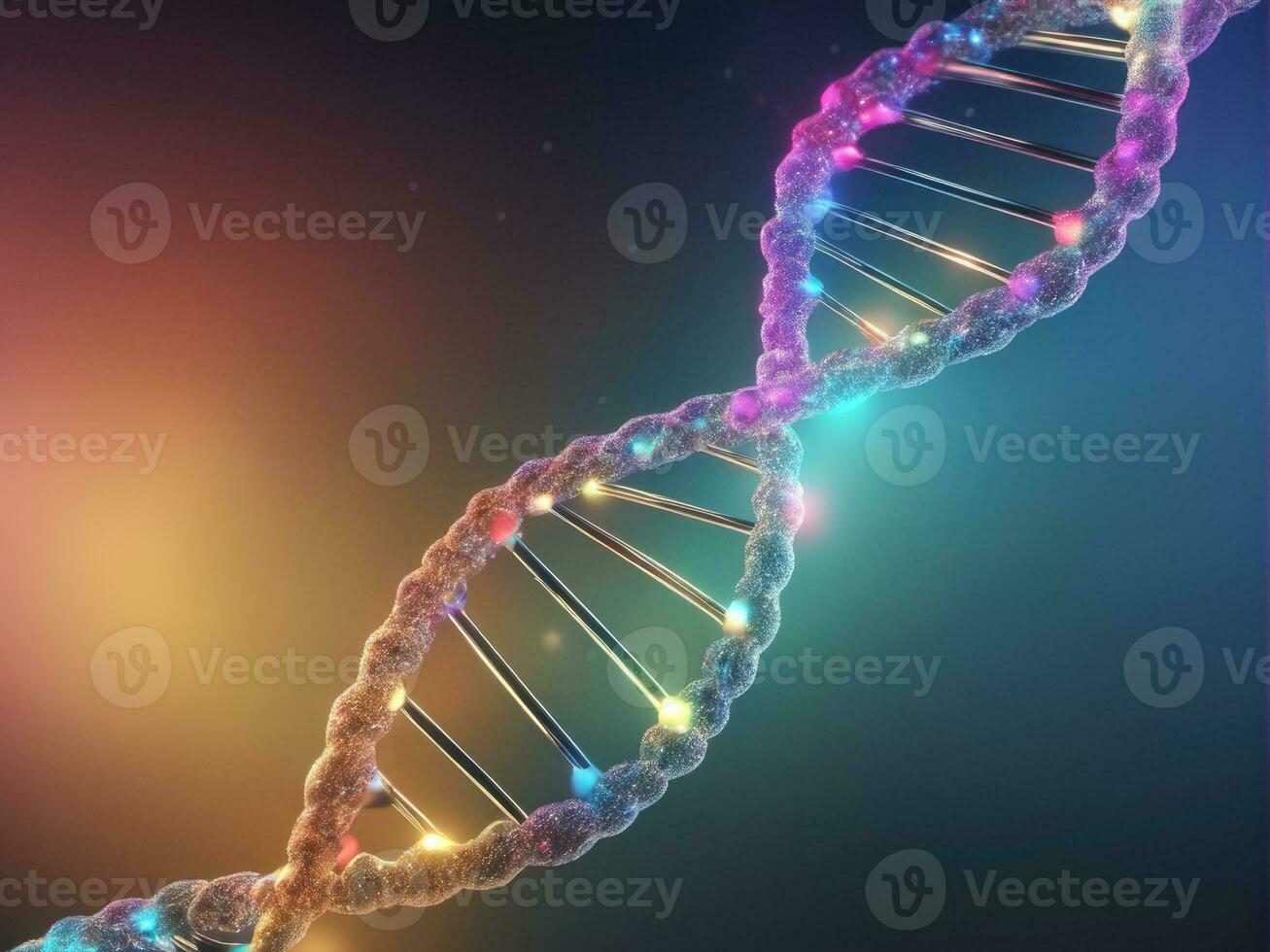 AI Generated. DNA gene helix spiral molecule structure 30609853 Stock Photo at Vecteezy