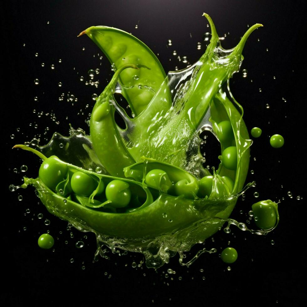 pea green color splash 30620889 Stock Photo at Vecteezy