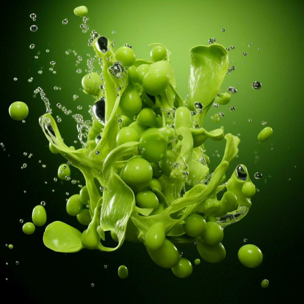 pea green color splash 30620902 Stock Photo at Vecteezy