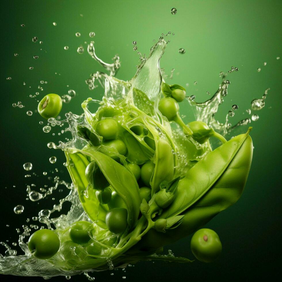 pea green color splash 30620940 Stock Photo at Vecteezy