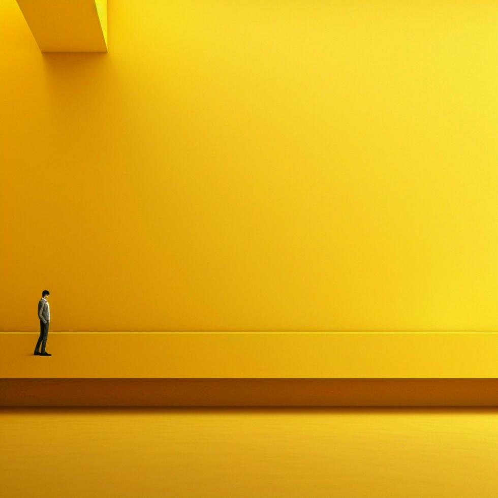 yellow Minimalist wallpaper 30622158 Stock Photo at Vecteezy