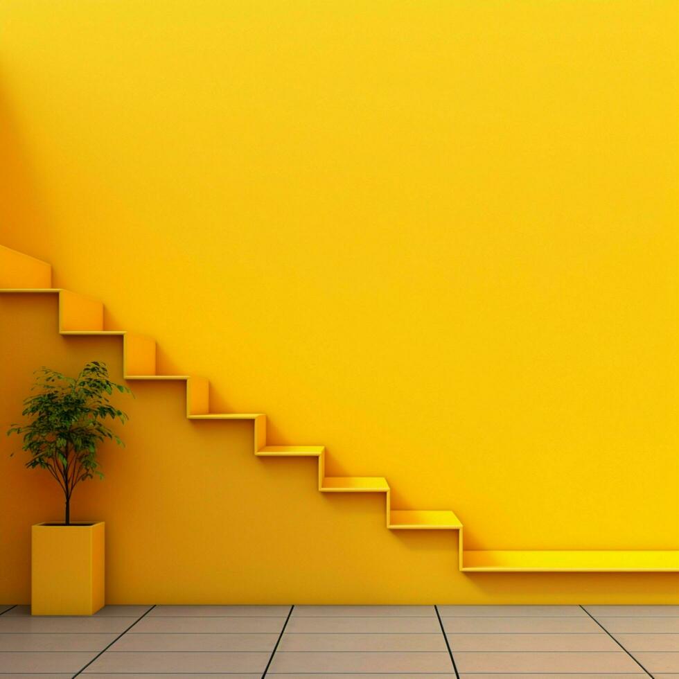 yellow Minimalist wallpaper 30622195 Stock Photo at Vecteezy