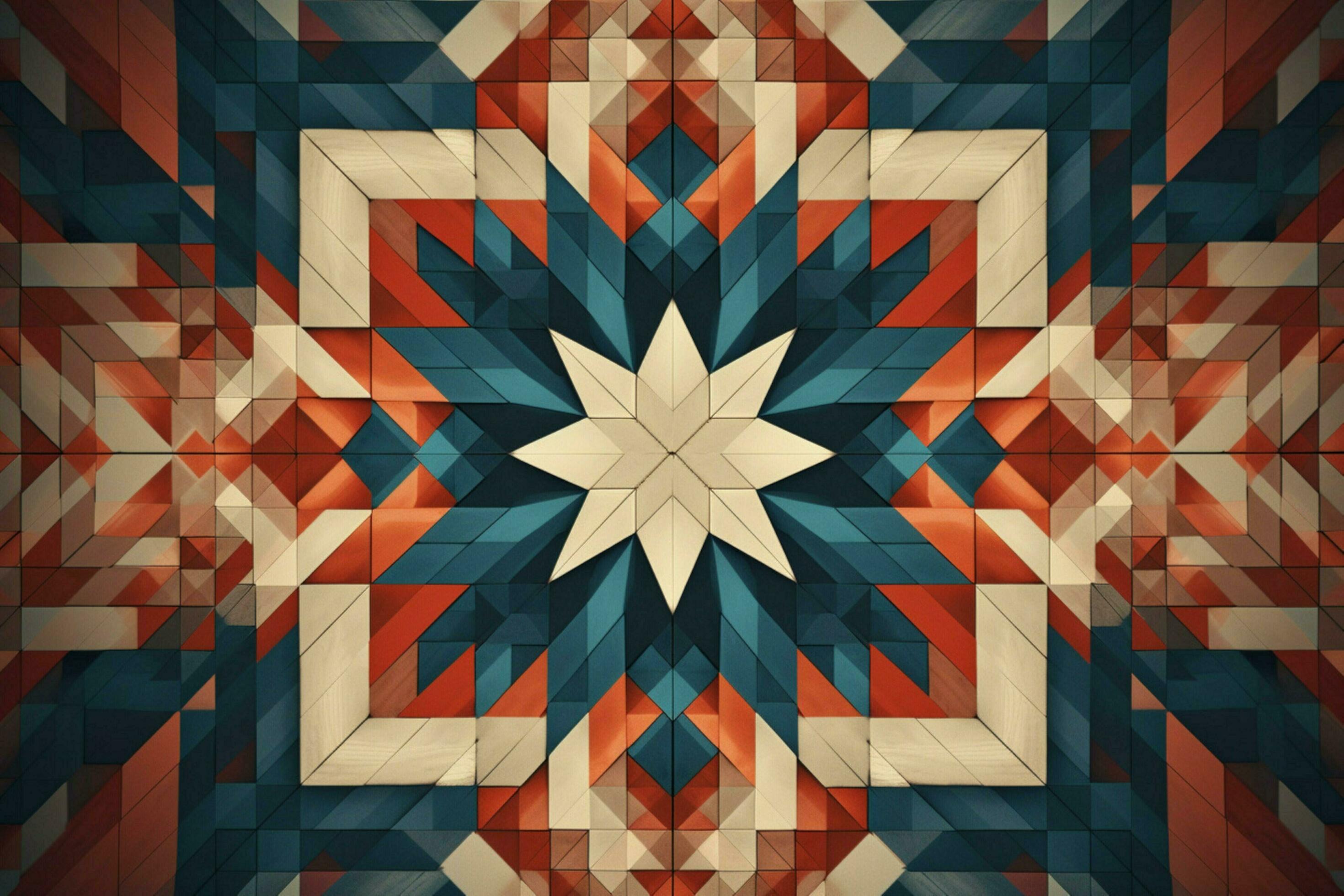 Geometric shapes repeated in symmetrical patterns 30624628 Stock Photo ...