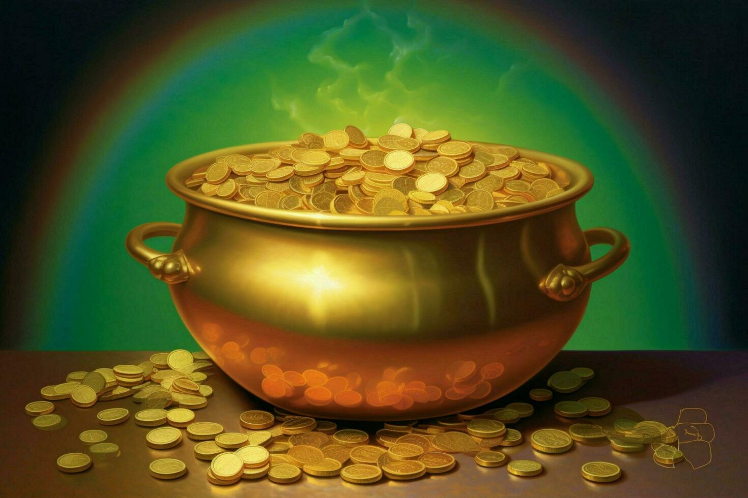 pot of gold 30644259 Stock Photo at Vecteezy