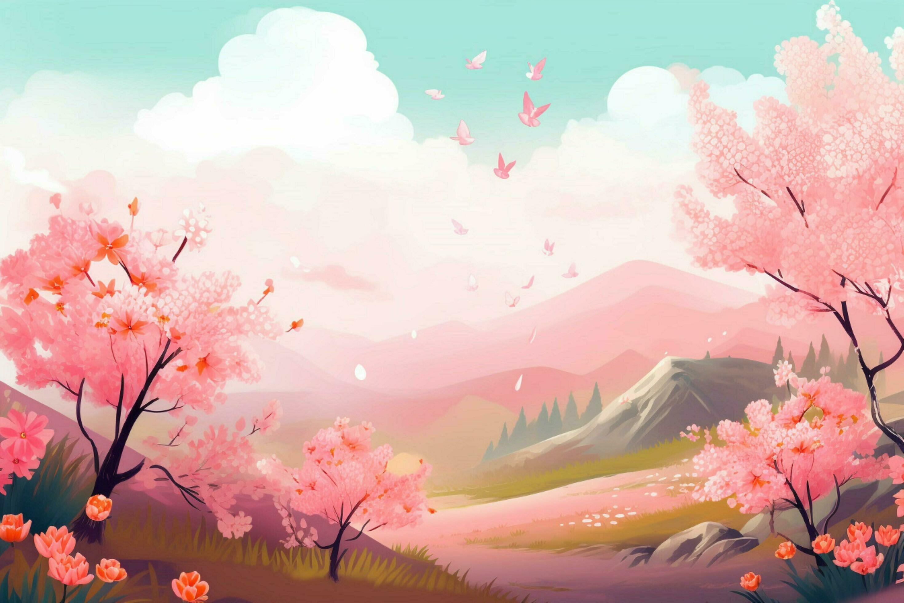 A spring background 30645004 Stock Photo at Vecteezy