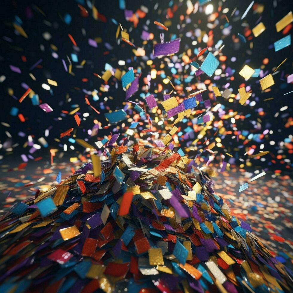 confetti high quality 4k ultra hd hdr 30665876 Stock Photo at Vecteezy