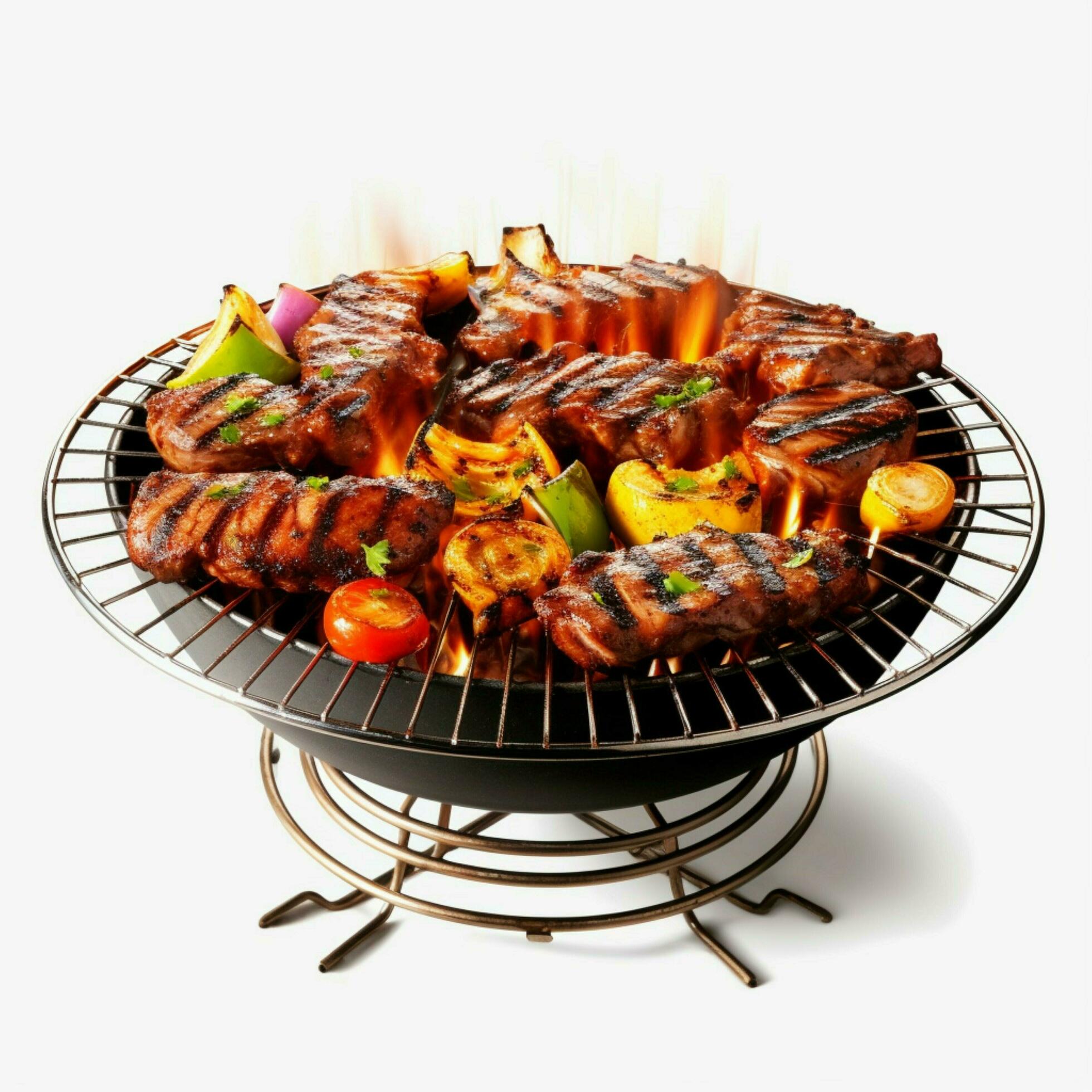 photo of BBQ with no background with white back 30672111 Stock Photo at Vecteezy