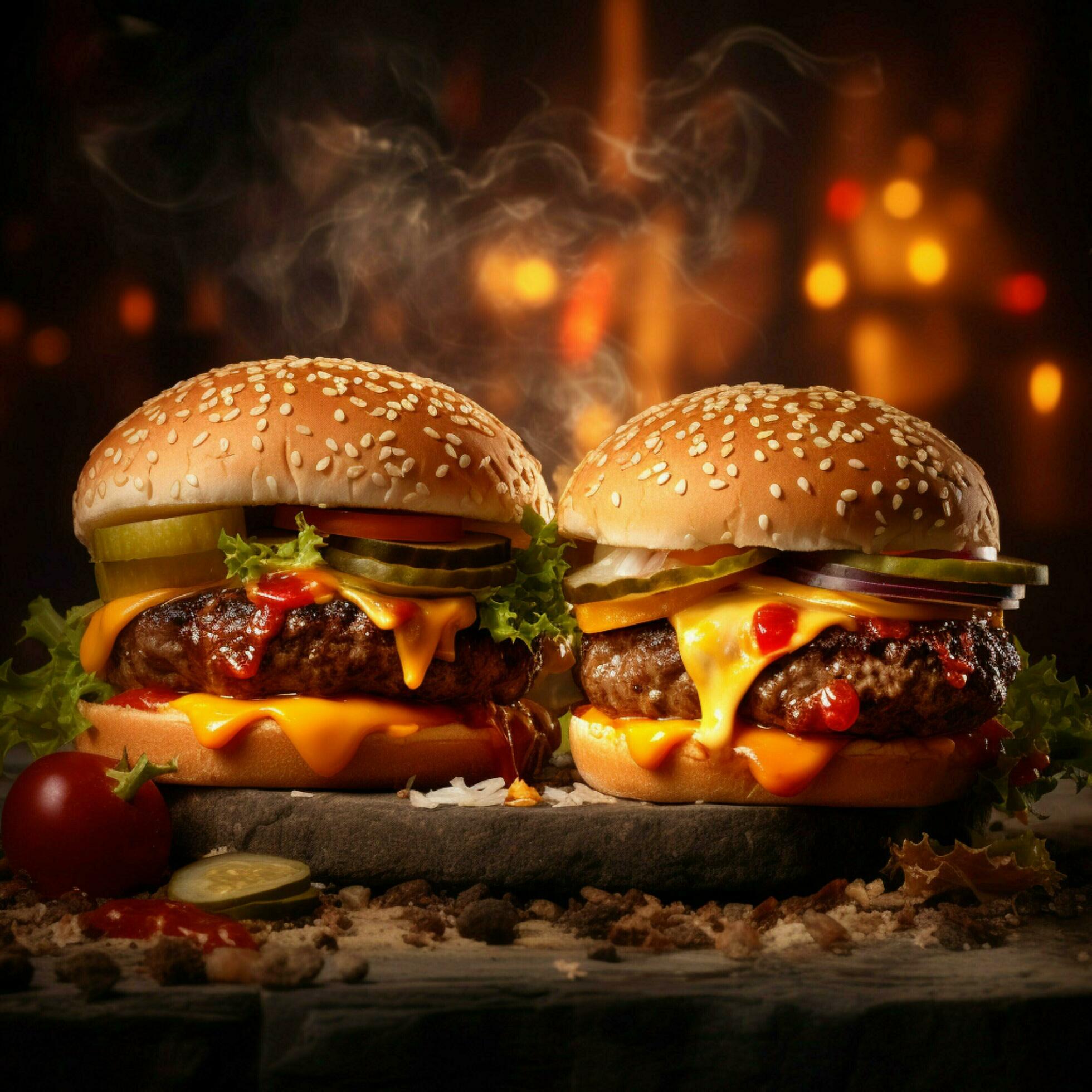 Burgers high quality 4k hdr 30683552 Stock Photo at Vecteezy