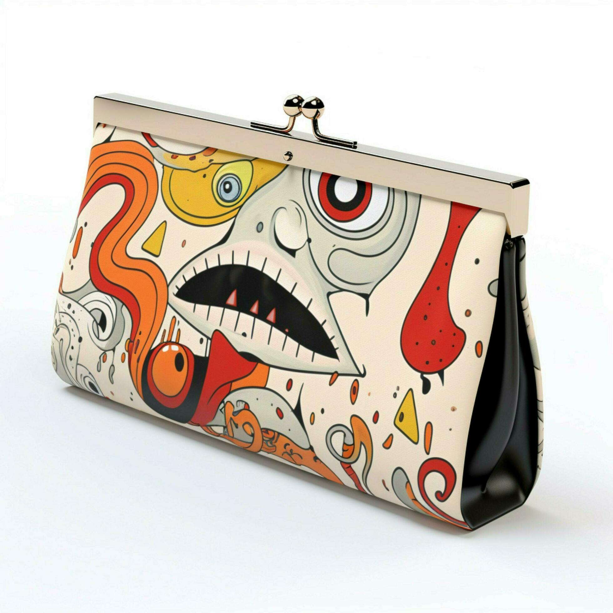 Clutch Bag 2d cartoon illustraton on white background high 30684009 Stock Photo at Vecteezy