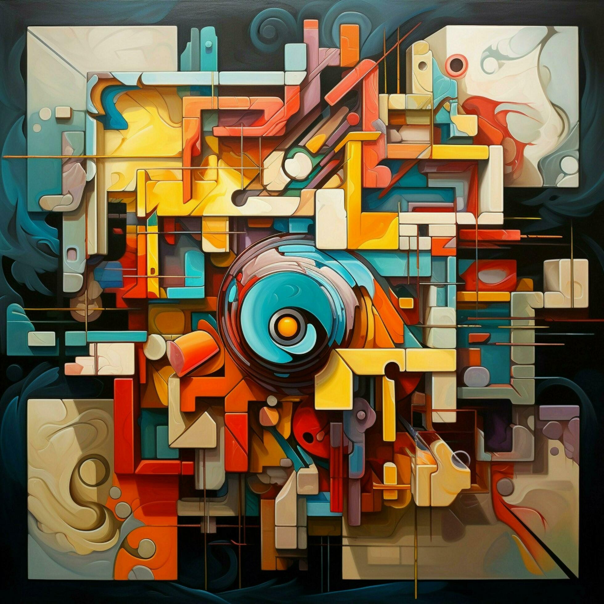 Constructing an abstract puzzle that challenges the viewer 30684177 ...