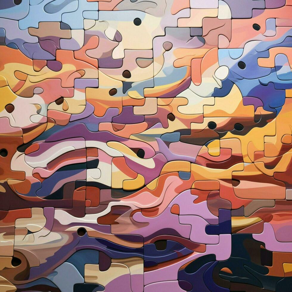 Constructing an abstract puzzle that challenges the viewer 30684203 ...