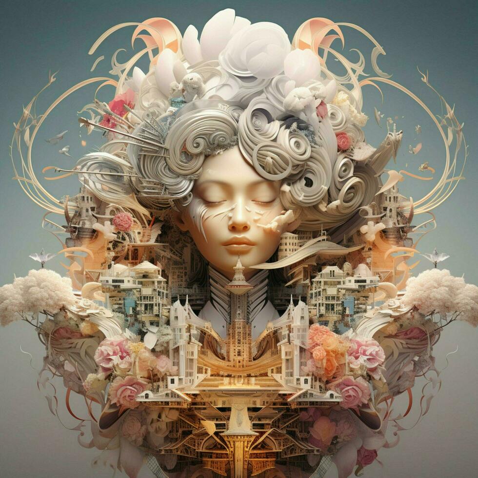 Digital Artifacts Merging To Form Awe Inspiring Compositio 30685508 2660