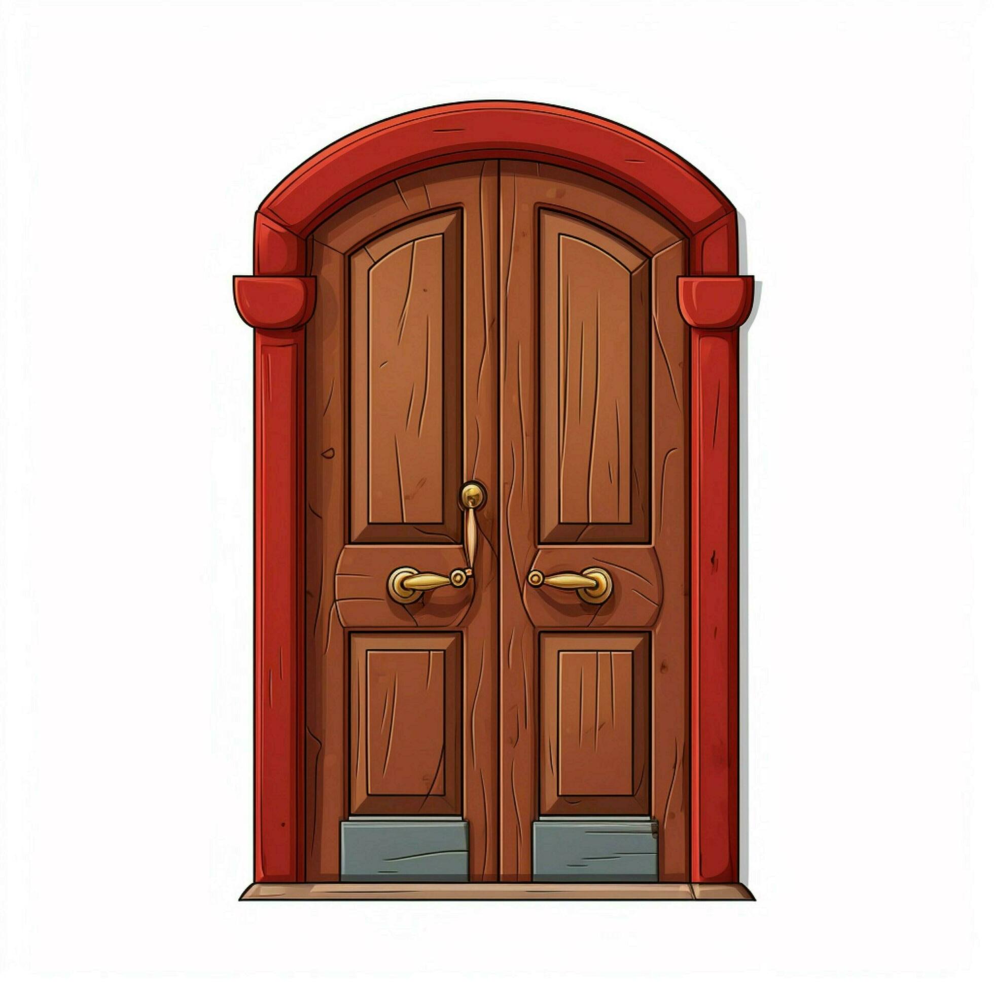 Door 2d cartoon vector illustration on white background hi 30686173 Stock Photo at Vecteezy