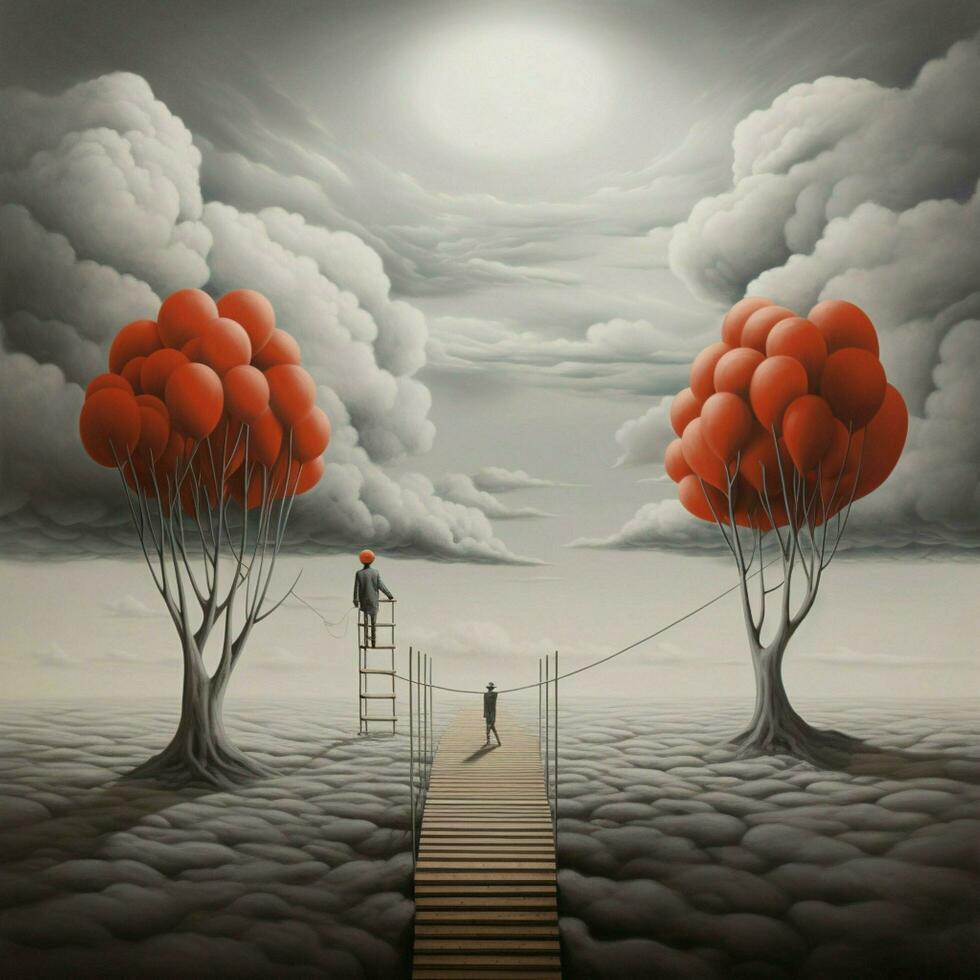 Exploring the boundaries between reality and imagination 30687047 Stock ... Exploring the boundaries between reality and imagination 30687047 Stock ...