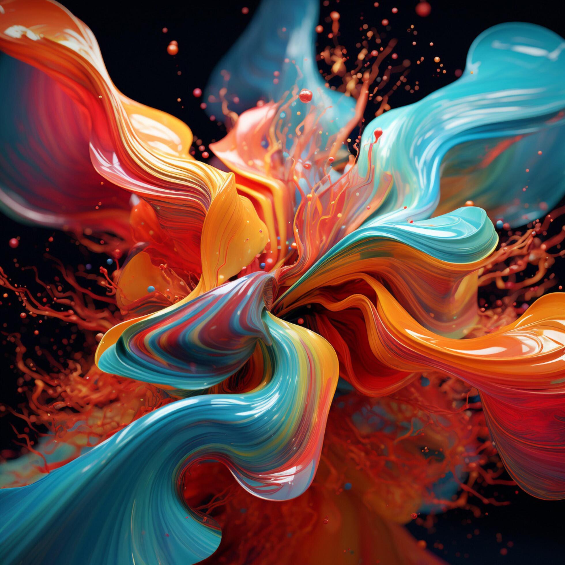 Flawed algorithms generating stunning abstract visuals 30687521 Stock Photo at Vecteezy