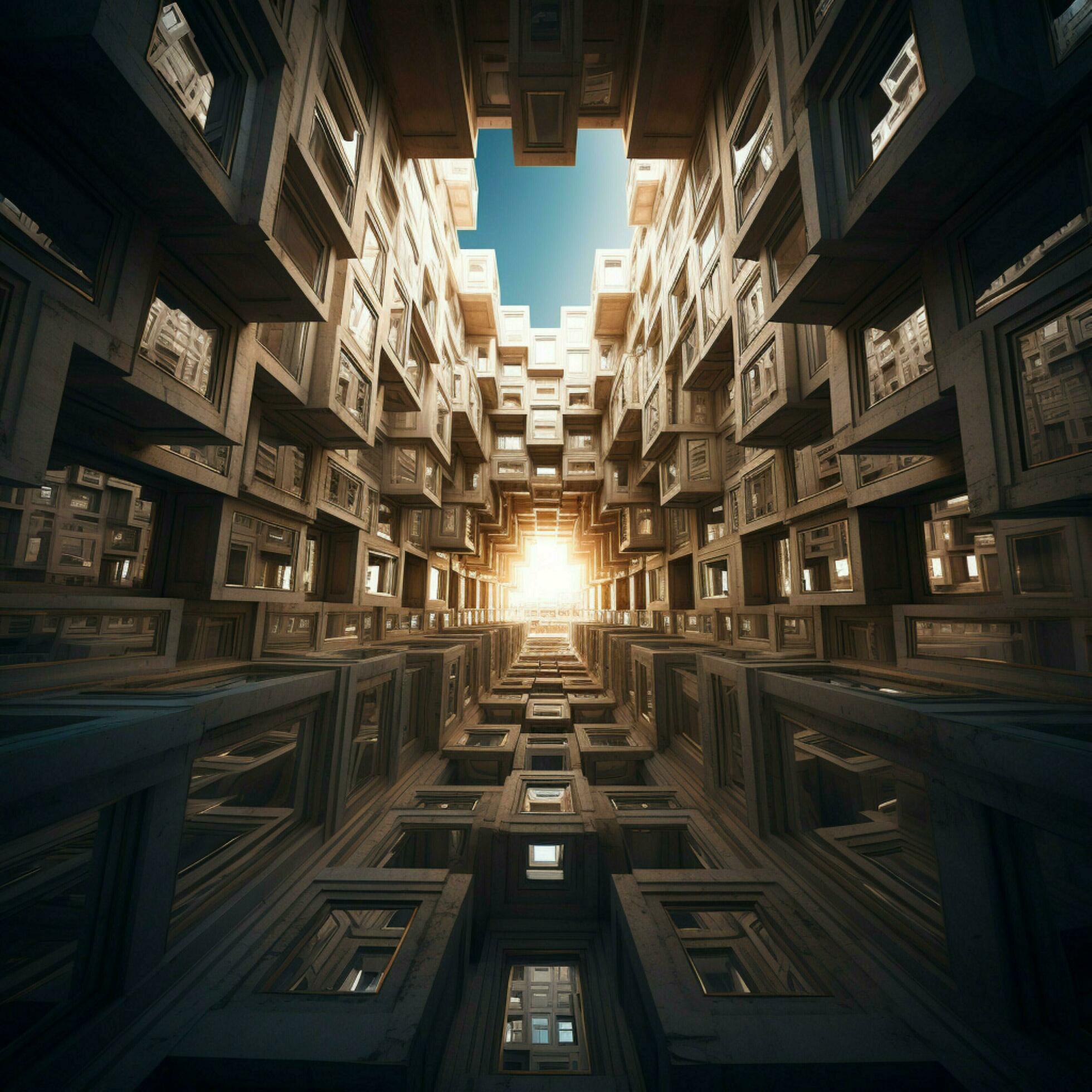 Illusory architecture high quality ultra hd 8k hdr 30688413 Stock Photo ...