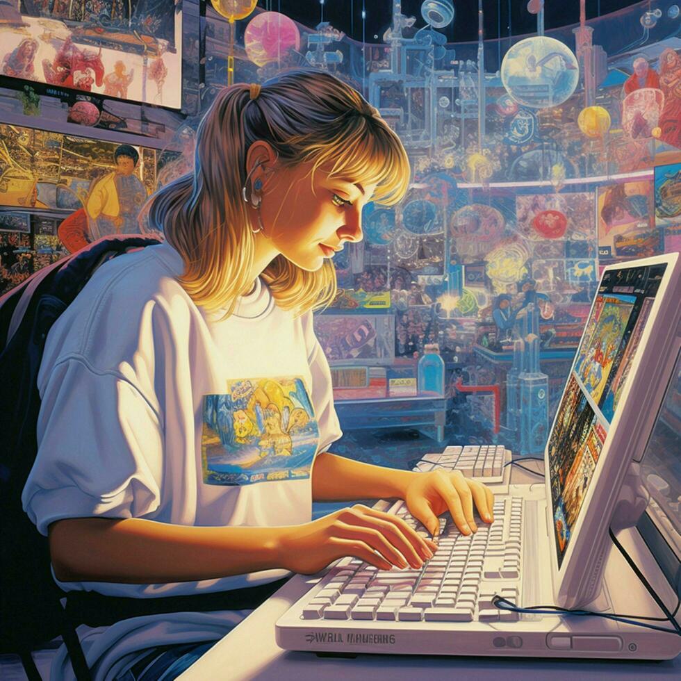 Illustrate the intersection of art and technology during t 30688501 ... Illustrate the intersection of art and technology during t 30688501 ...