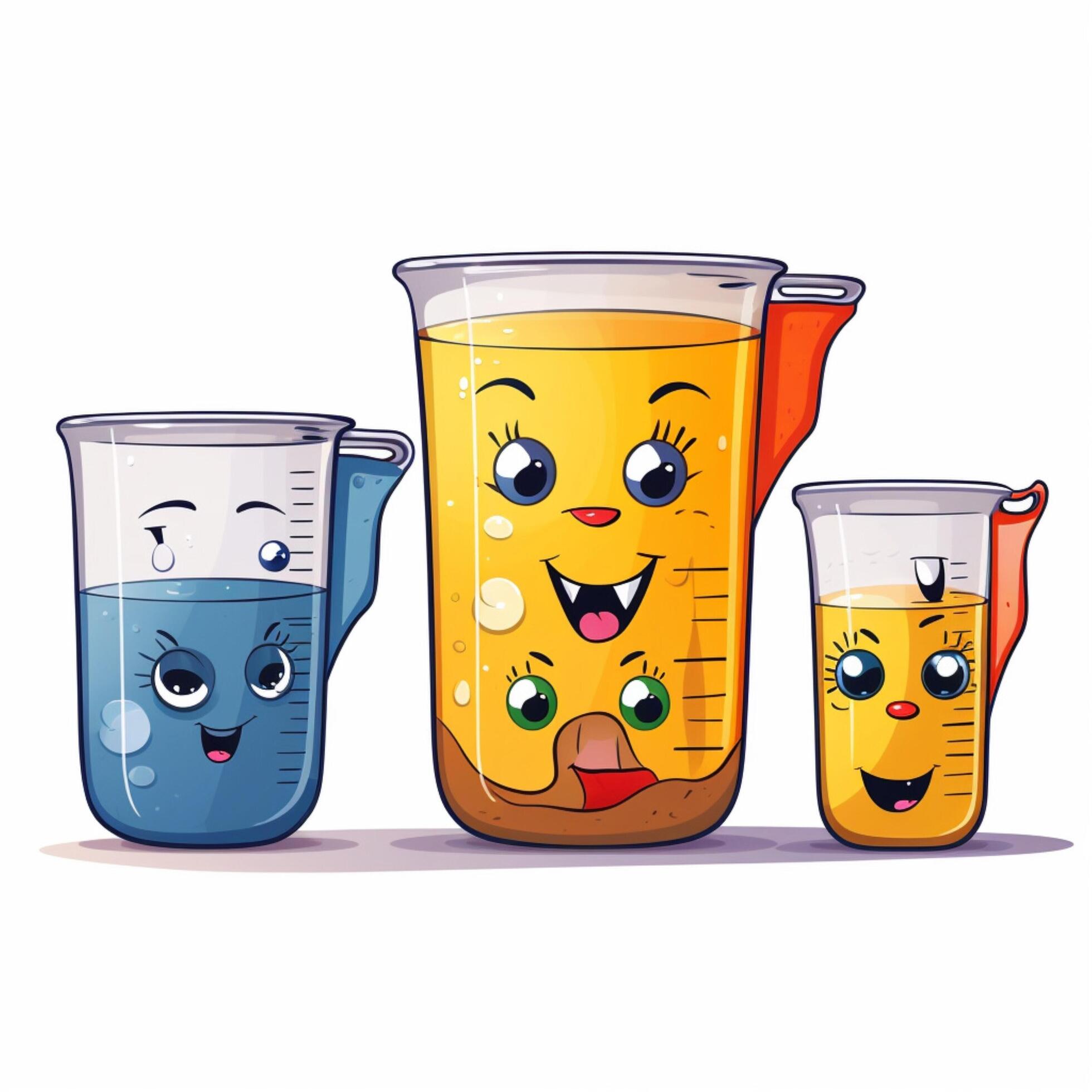 Measuring Cups 2d cartoon illustraton on white background 30689730 ...