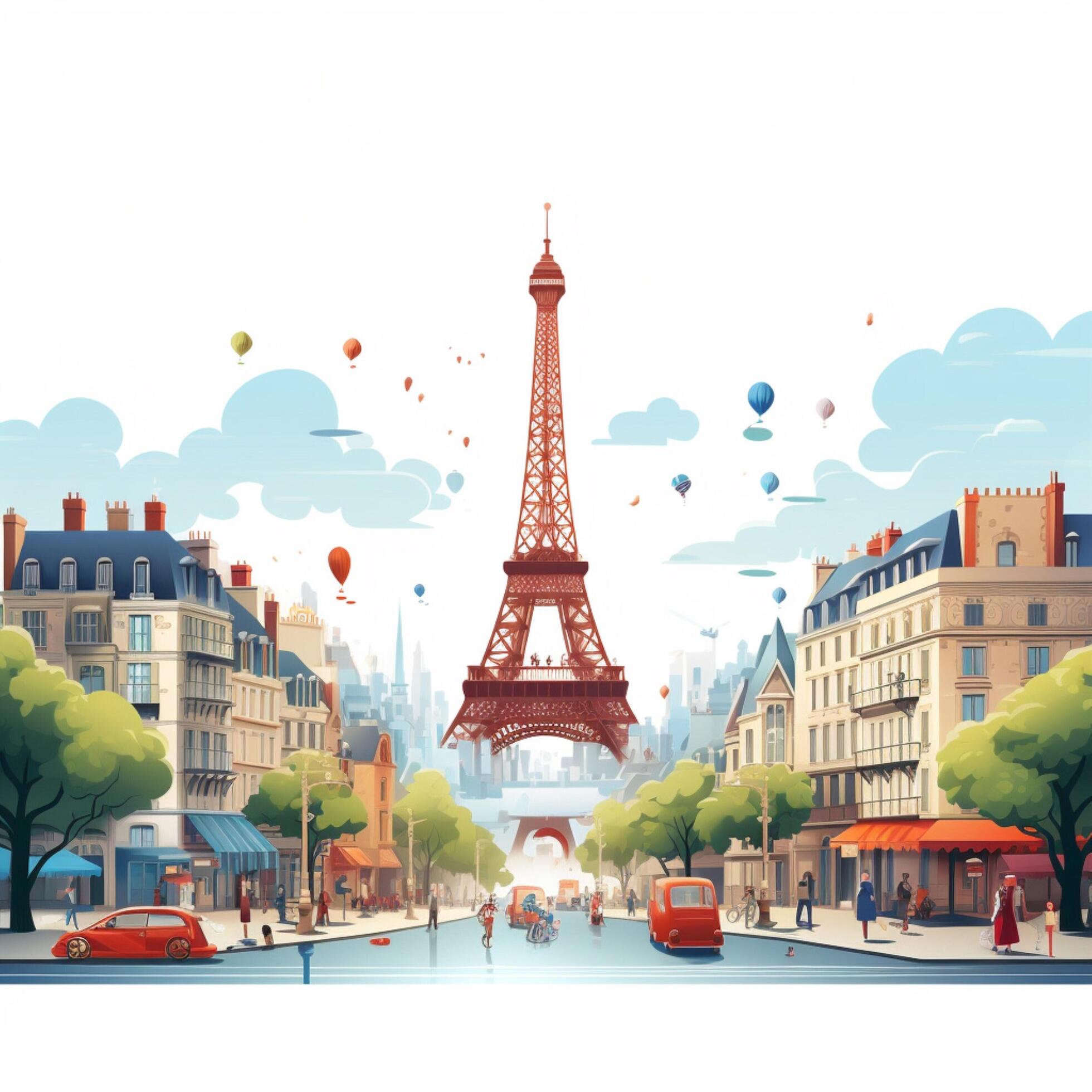 fiesta 2d dibujos animados ilustracion en blanco antecedentes alto qu ...