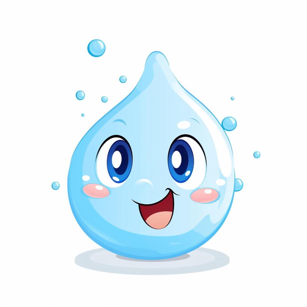 Dibujo Animado De Una Gota De Agua Dibujo Animado De Una Gota De Agua