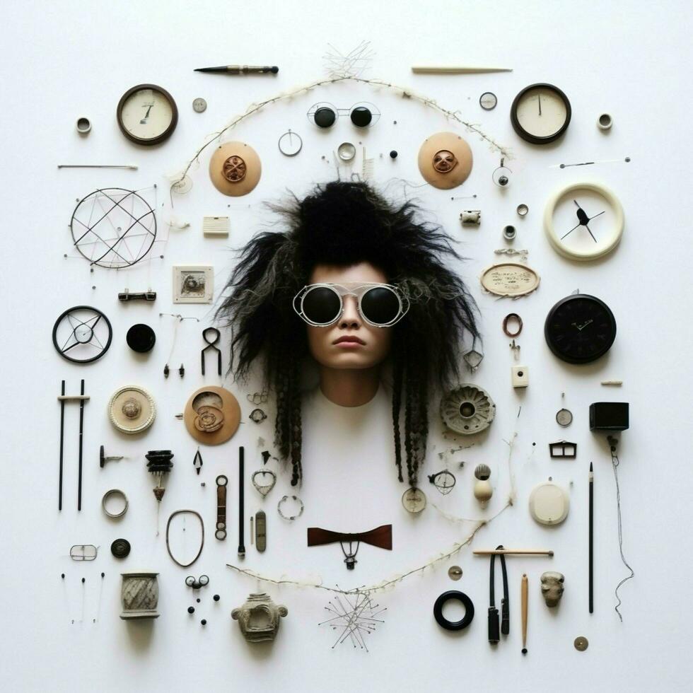 Use found objects to create a visual representation of you 30694960 ...