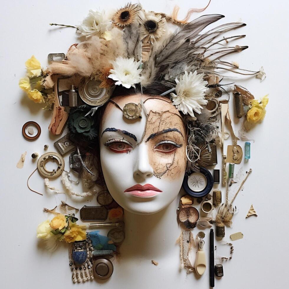 Use found objects to create a visual representation of you 30694970 ...