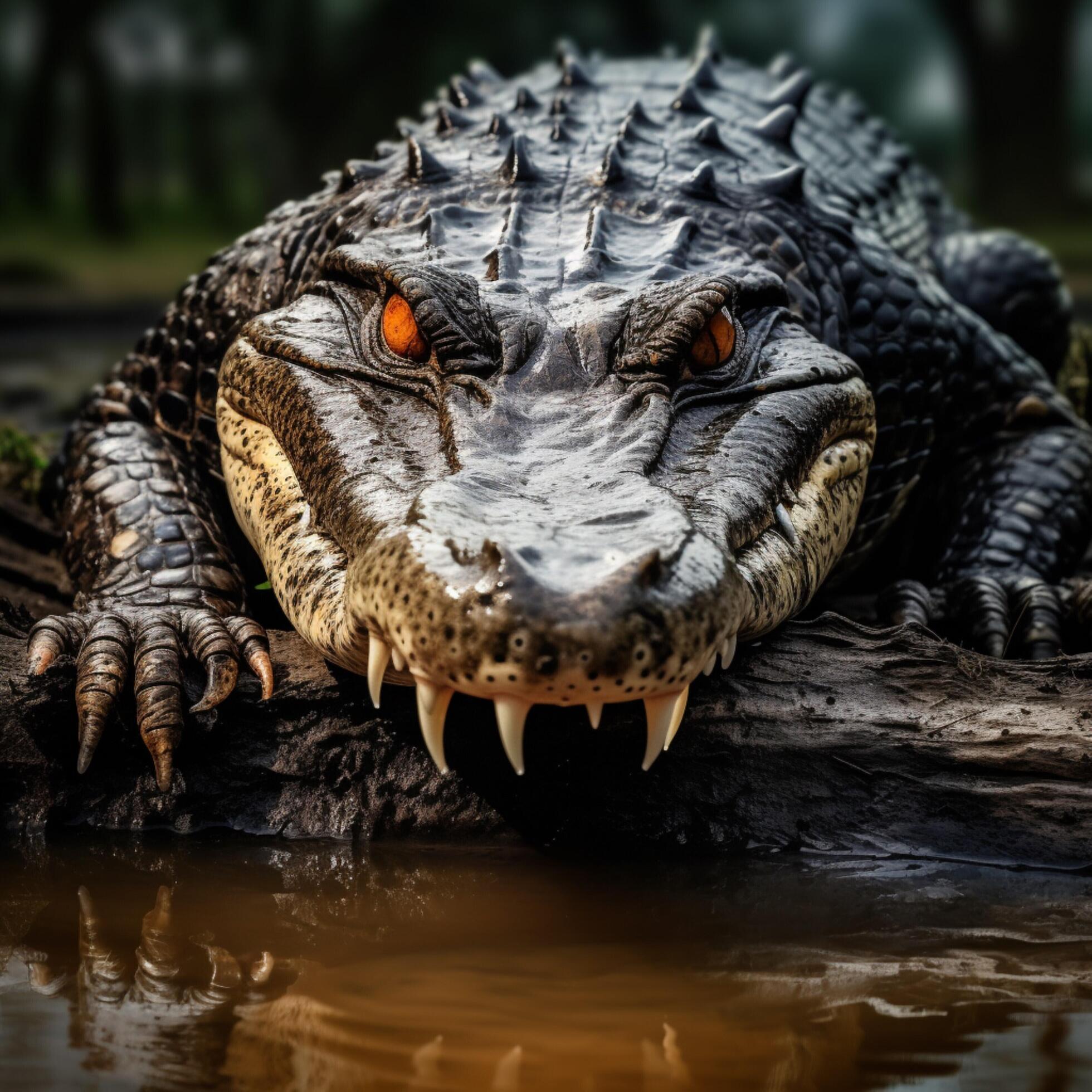 Crocodile wild life photography hdr 4k 30700192 Stock Photo at Vecteezy