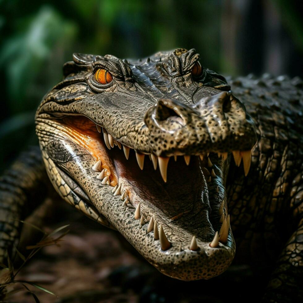 Crocodile wild life photography hdr 4k 30700199 Stock Photo at Vecteezy