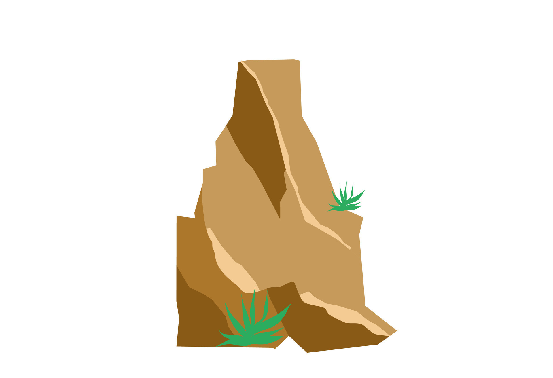 Stone Grass 7 30715295 Vector Art At Vecteezy