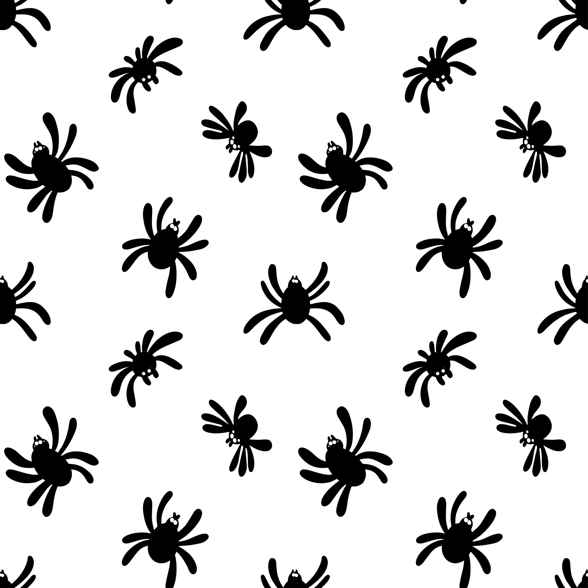 Seamless spider pattern 30717606 PNG