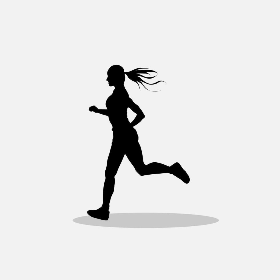 Women running vector 30720824 Vector Art at Vecteezy