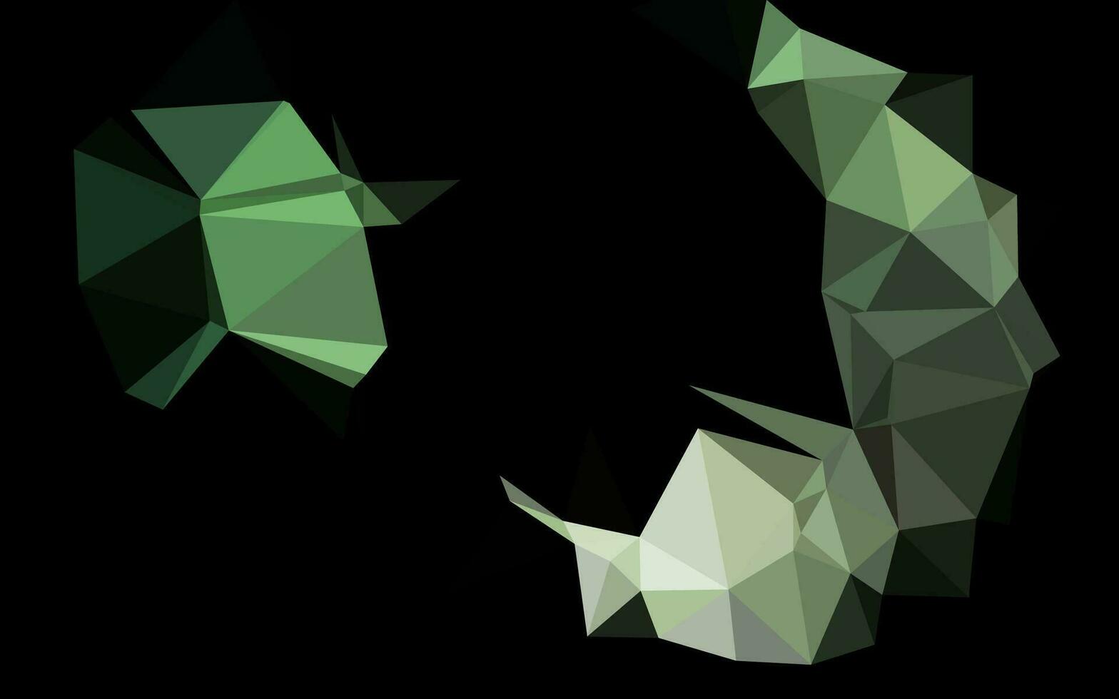 Dark Green Vector Polygon Abstract Layout 30723815 Vector Art At Vecteezy