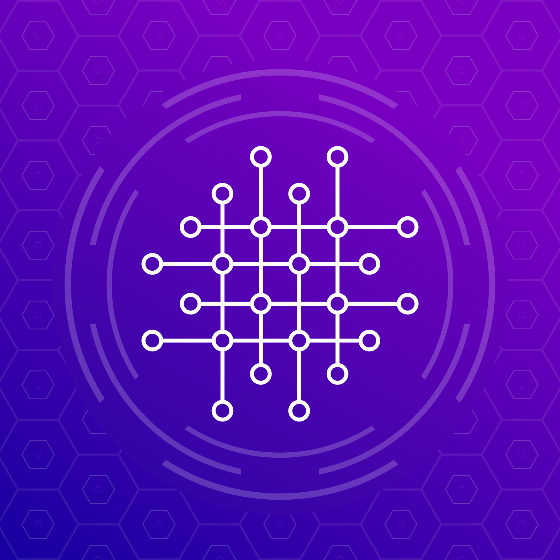 matrix line icon for web 30724635 Vector Art at Vecteezy