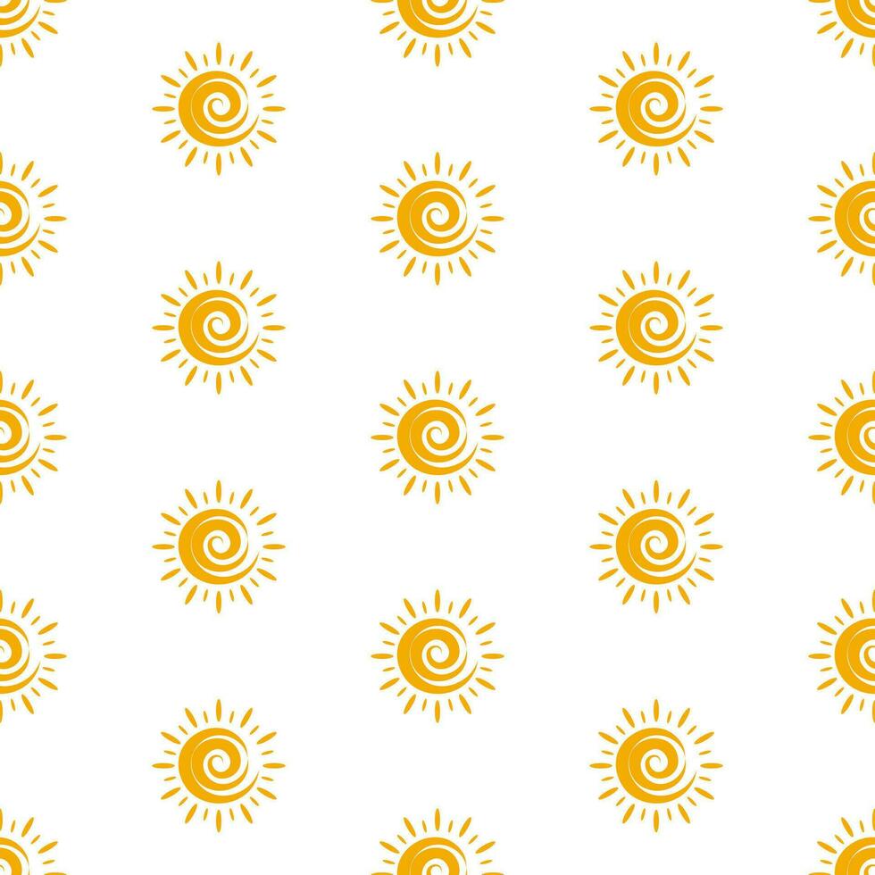 simple hand drawn sun seamless pattern vector, cute sun pattern ... simple hand drawn sun seamless pattern vector, cute sun pattern ...