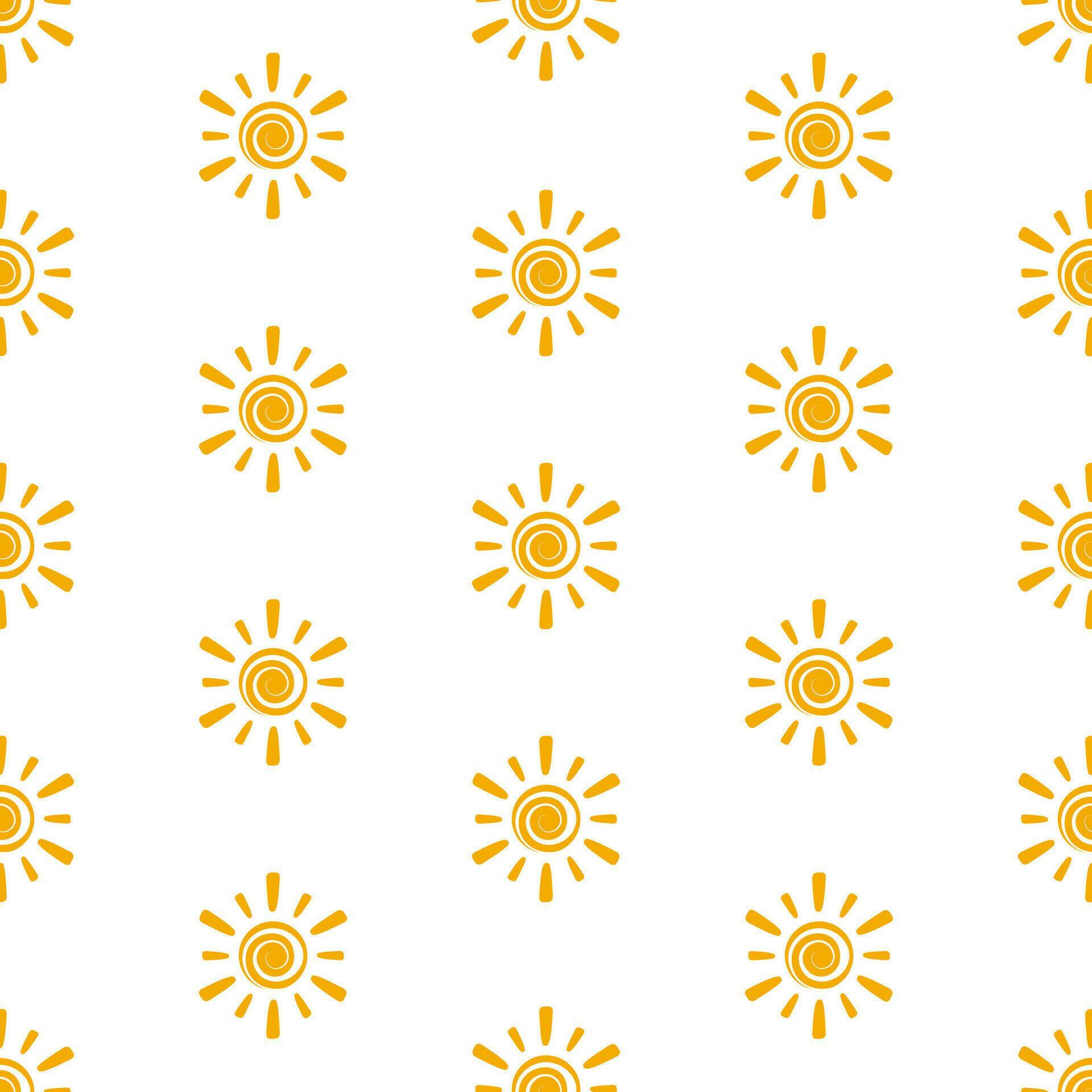 simple hand drawn sun seamless pattern vector, cute sun pattern ... simple hand drawn sun seamless pattern vector, cute sun pattern ...